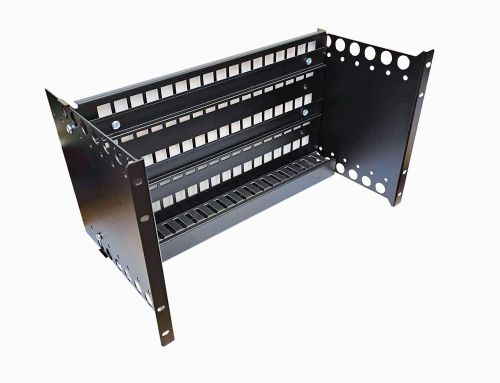 AD-TEK (Network-Cabs) 6U 19 Adjustable Rack Mount DIN Rail Panel ...