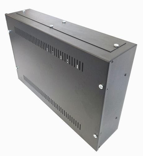 AD-TEK (Network-Cabs) 2u 350 Style Universal and Adjustable Enclosure ﻿- 2x 22 way ﻿DIN Rail ...