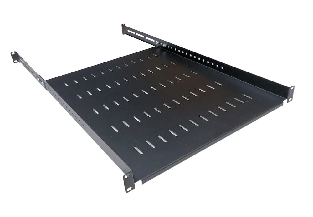AD-TEK (Network-Cabs) 1U 19 Inch Adjustable Rack Mount Universal Shelf ...