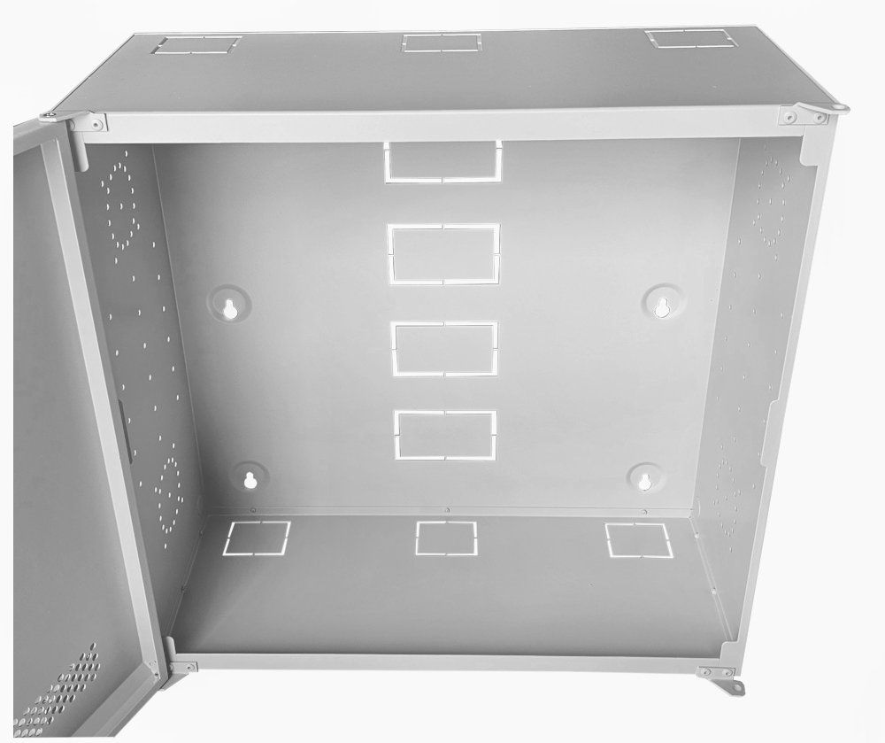 AD-TEK (Network-Cabs) 4U 19" Low Profile Vertical Mount - Wall Mount ...