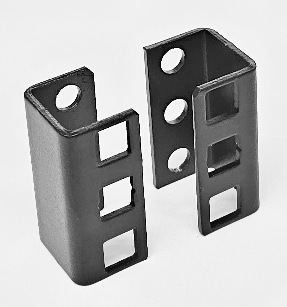 AD-TEK (Network-Cabs) 1U Recessed / Extender HD S Style Adapter Bracket ...