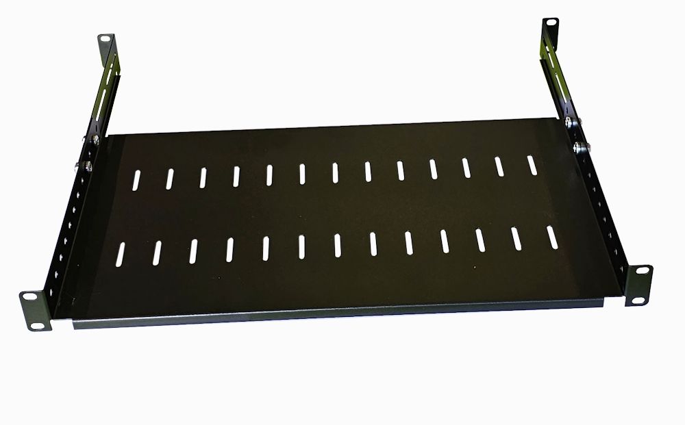 AD-TEK (Network-Cabs) 1U 19 Inch Adjustable Rack Mount Universal Shelf ...