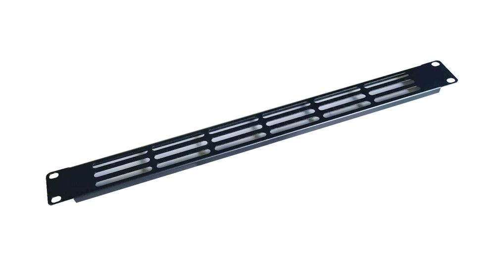 AD-TEK (Network-Cabs) 1U 19 inch Rack Mount Vented Slotted Blanking ...