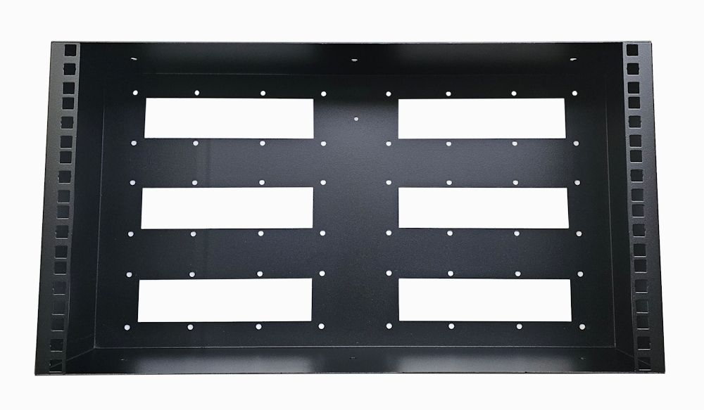 AD-TEK (Network-Cabs) 6u 19 inch Shallow Wall Mount Rack Box - 100mm ...