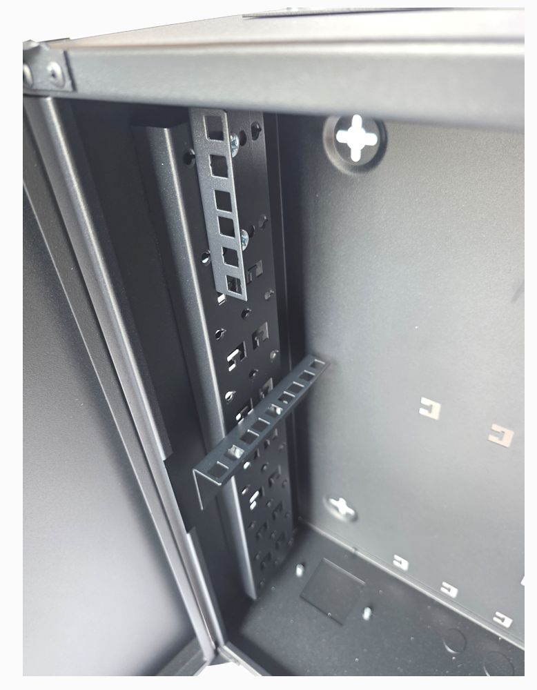 AD-TEK (Network-Cabs) 3U 19" Low Profile Vertical Mount - Wall Mount ...