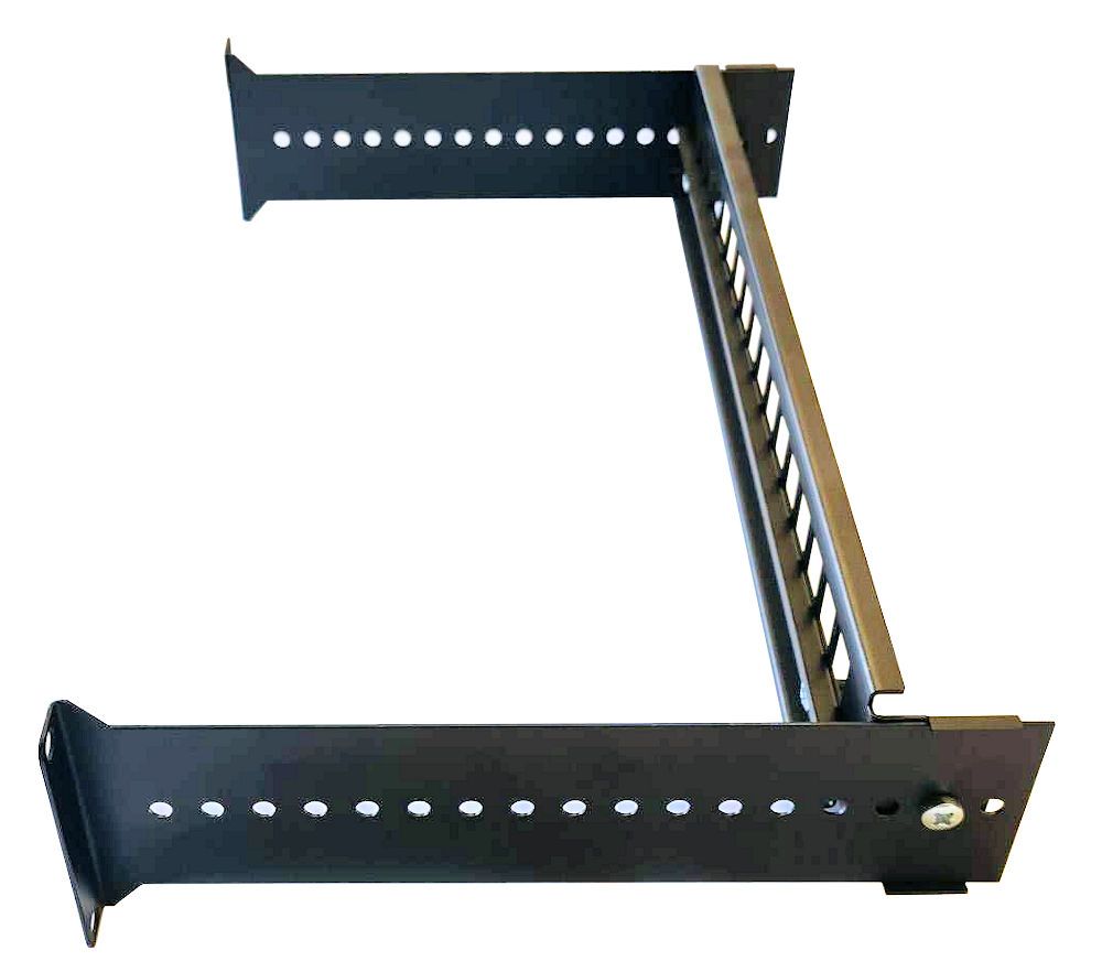 AD-TEK (Network-Cabs) 2U 19 Adjustable Rack Mount DIN Rail Panel ...
