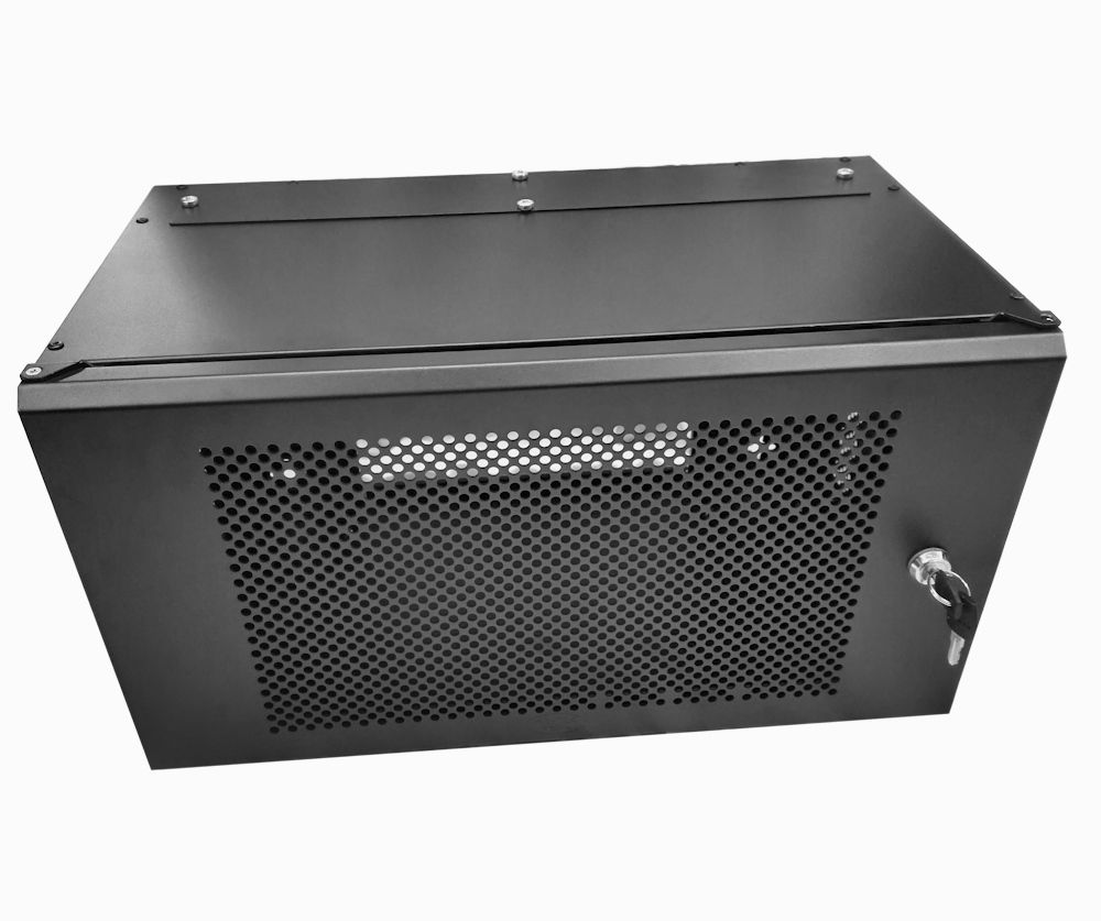 AD-TEK (Network-Cabs) 6U 19 inch Perforated Adjustable Data Cabinet Rack / Patching Network ...