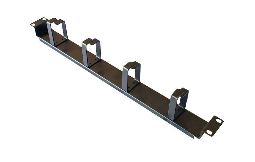 AD-TEK (Network-Cabs) 1U 4 Ring Horizontal Recessed Cable Tidy Bar ...