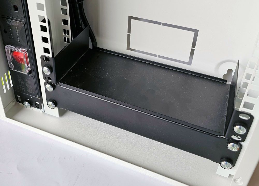 AD-TEK (Network-Cabs) 1U 10 inch SoHo Mini Cabinet Rack Shelf - 100mm ...