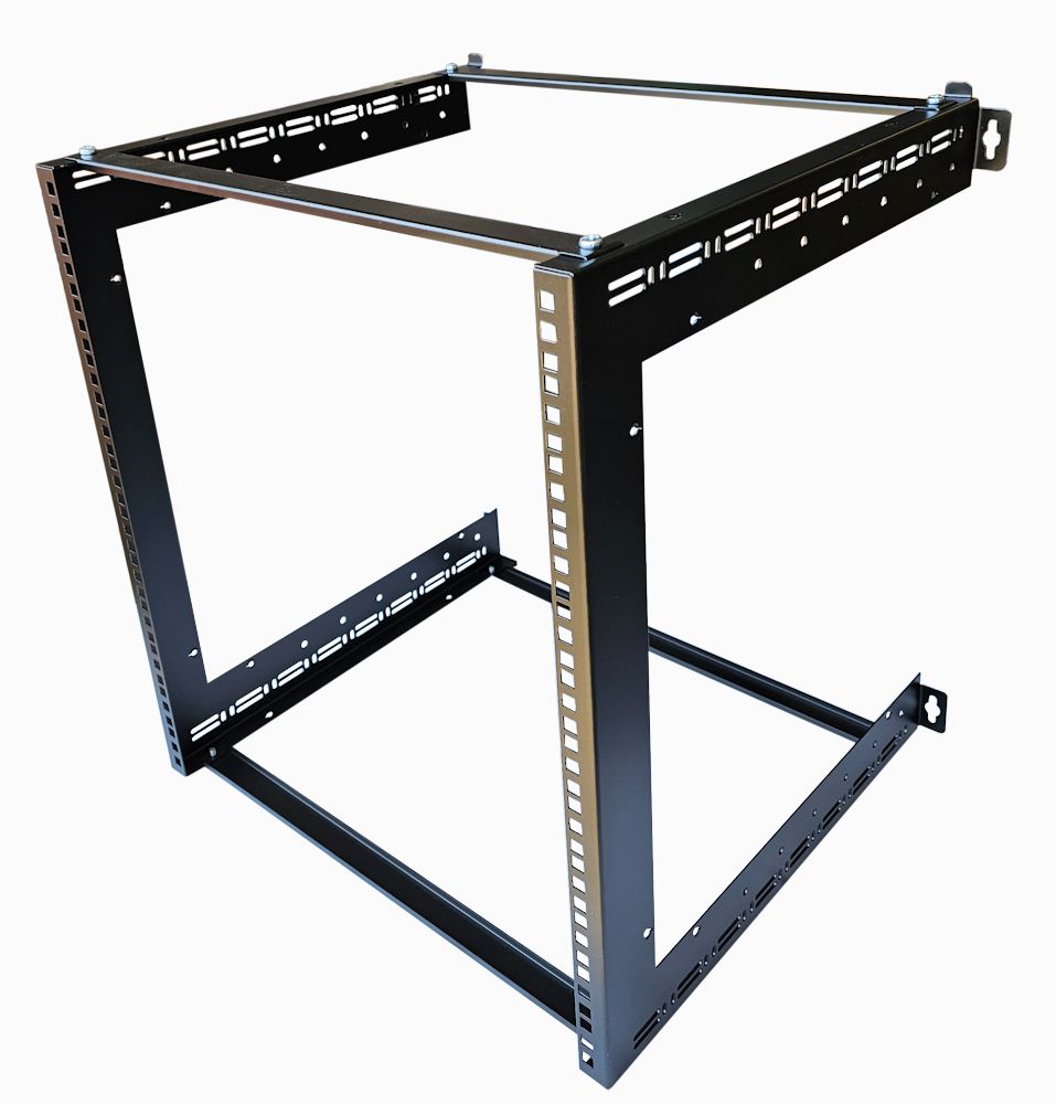 AD-TEK (Network-Cabs) 12u Open Frame Wall Rack - 450mm Deep-2 Post | Ad ...