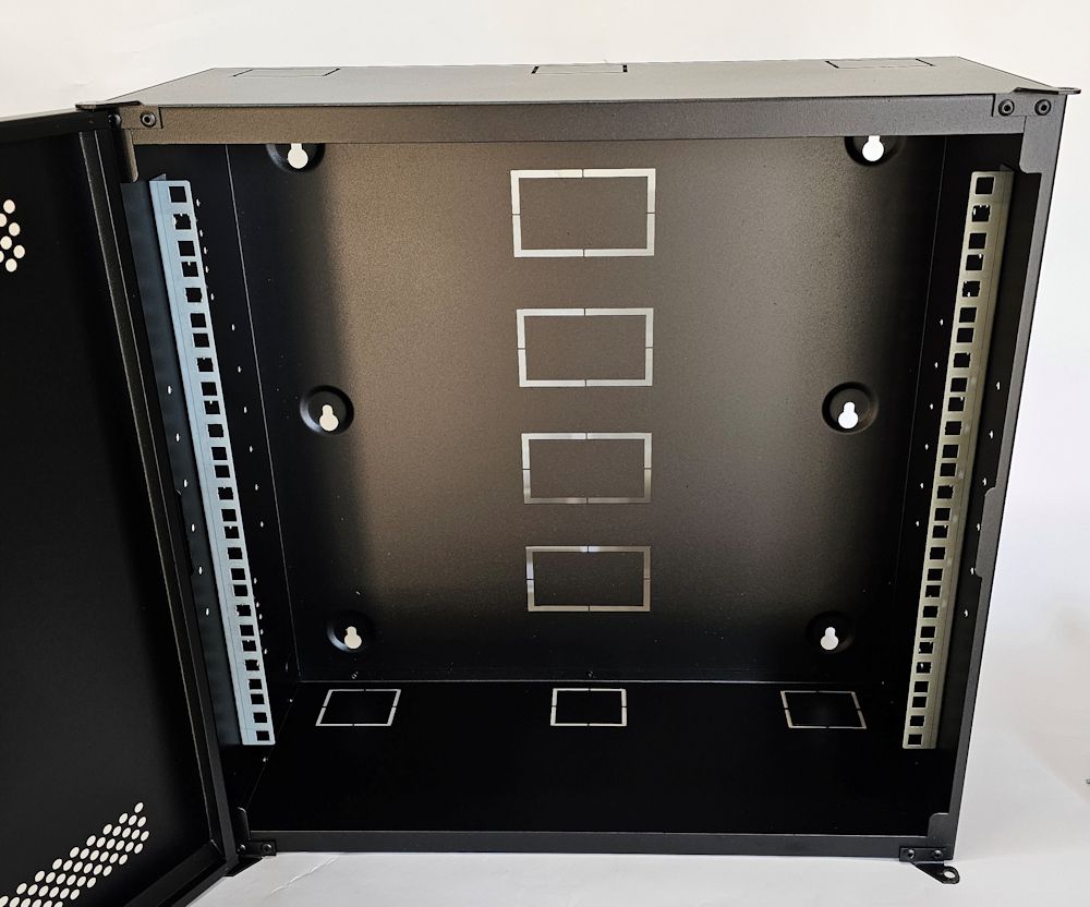 AD-TEK (Network-Cabs) 3U 19" Low Profile Vertical Mount - Wall Mount ...