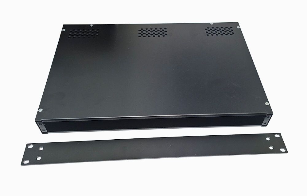 AD-TEK (Network-Cabs) 1U Rack Mount Project Box Empty Chassis Enclosure ...