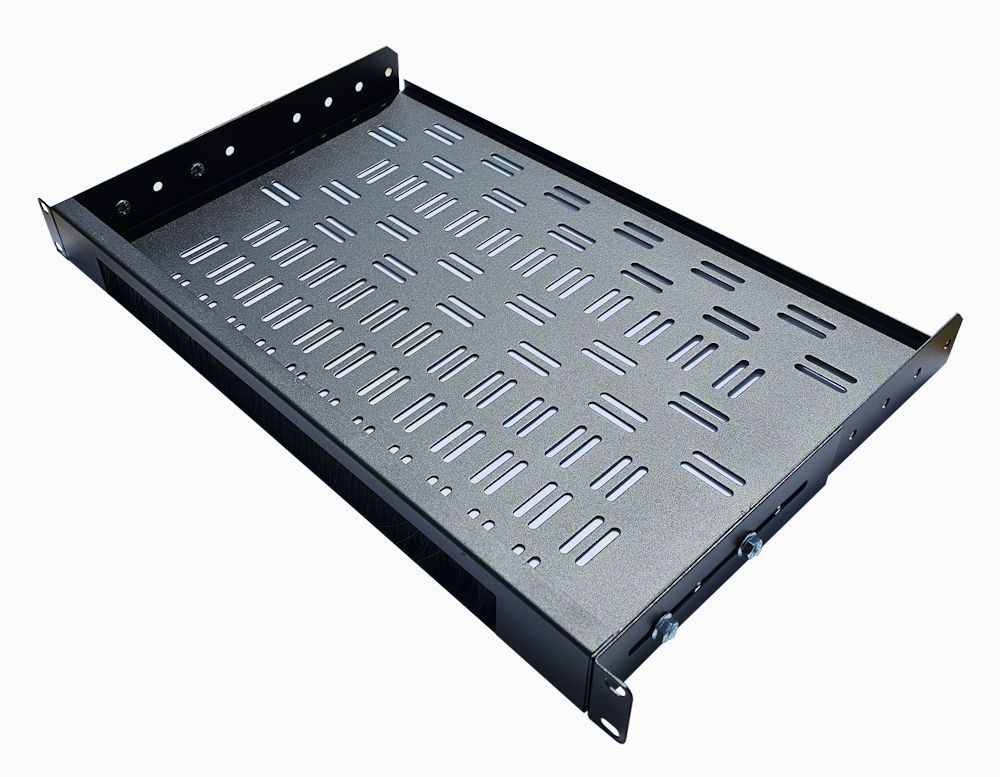 AD-TEK (Network-Cabs) 1U 300mm Deep-Cable Brush Management Shelf ...