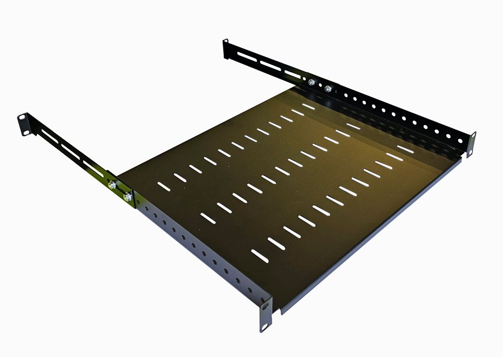 AD-TEK (Network-Cabs) 1U 19 Inch Adjustable Rack Mount Universal Shelf ...