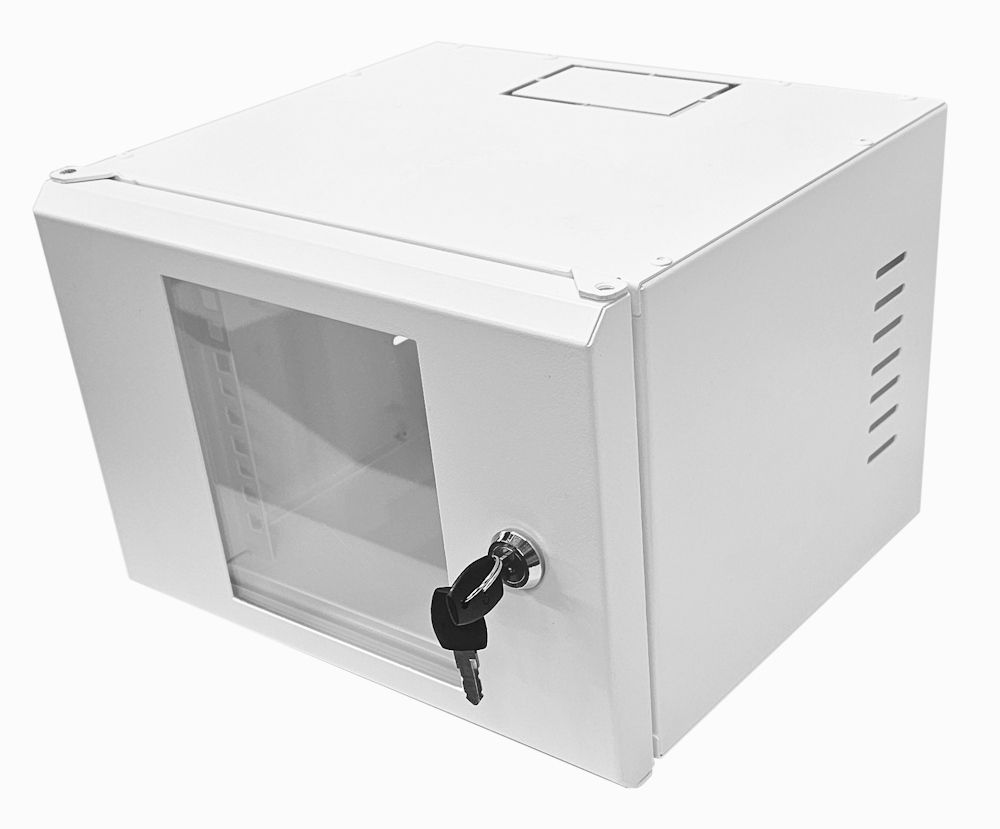 AD-TEK (Network-Cabs) 4U 10 inch SoHo Mini Data Network Cabinet-White ...