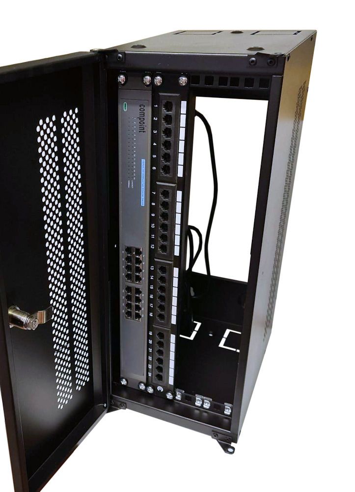 AD-TEK (Network-Cabs) 4U 19 inch Vertical Data Cabinet Rack / Patching ...