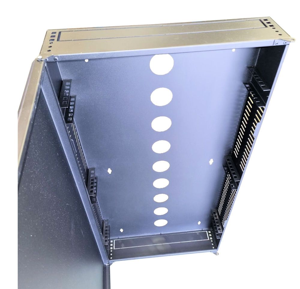 AD-TEK (Network-Cabs) 2U 19" Low Profile Vertical Mount - Wall Mount ...