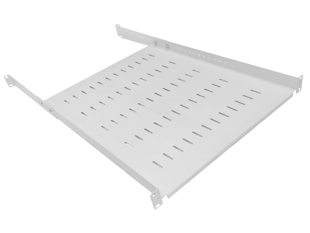 AD-TEK (Network-Cabs) 1U 19 Inch Adjustable Rack Mount Universal Shelf ...