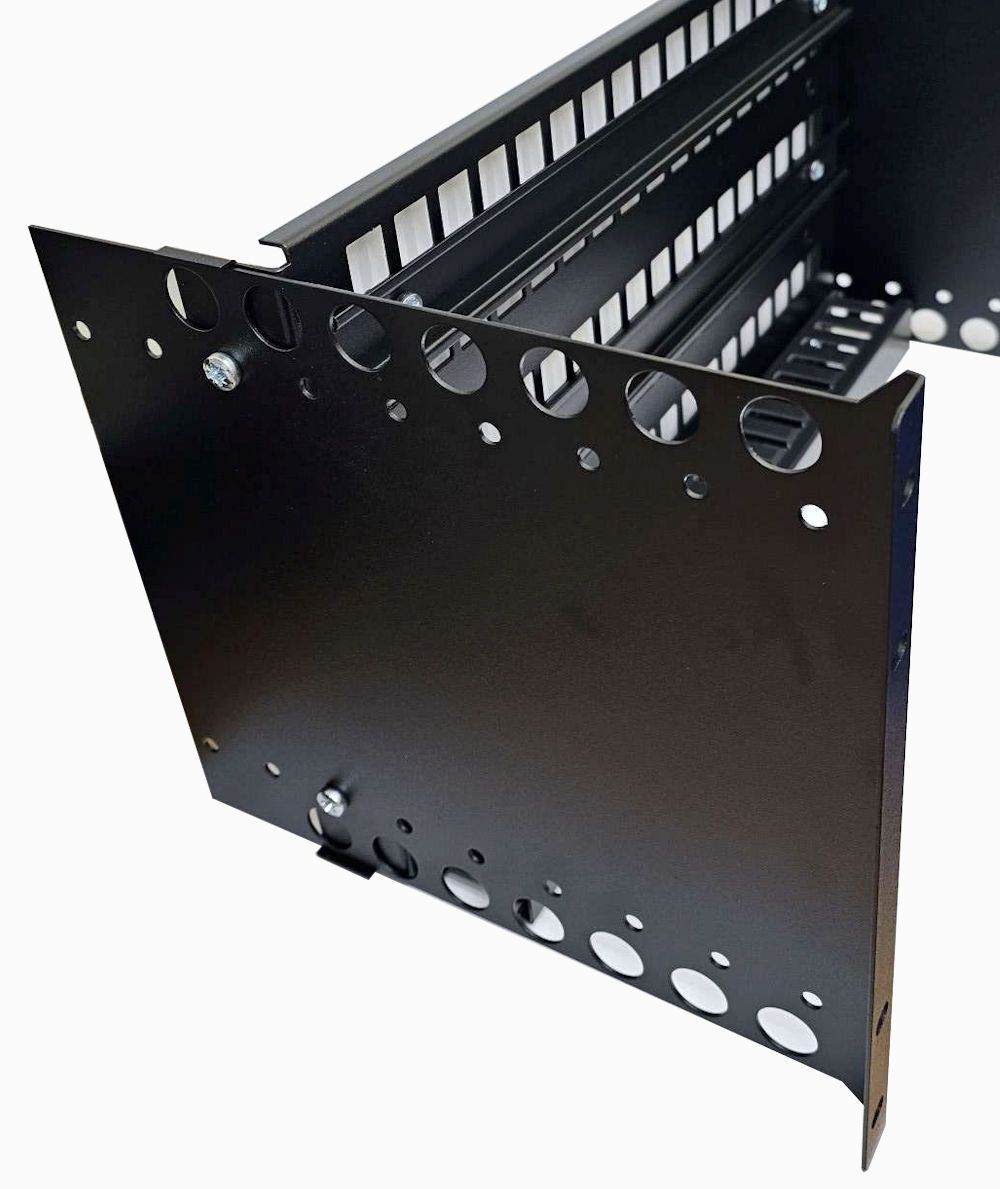 AD-TEK (Network-Cabs) 6U 19 Adjustable Rack Mount DIN Rail Panel ...