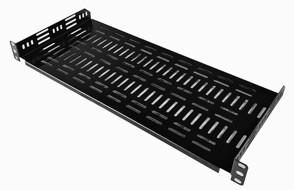 AD-TEK (Network-Cabs) 1U 19 Inch 200mm Deep Rack Mount Universal Shelf ...