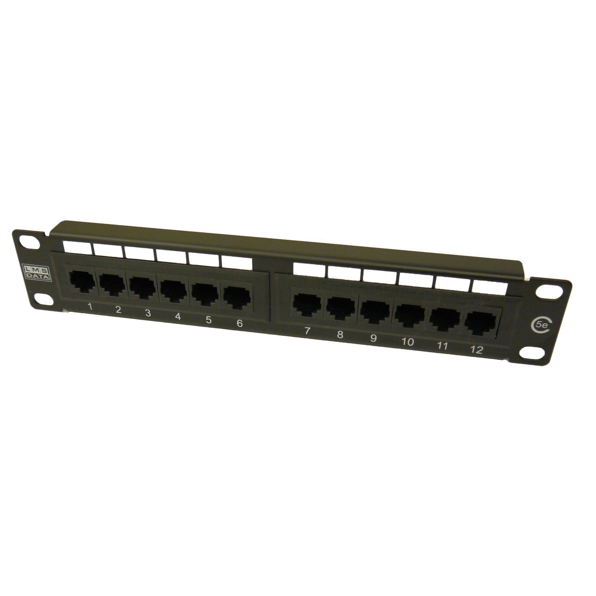 AD-TEK (Network-Cabs) 1u CAT 5E 12 Port 10 inch Patch Panel | Ad-Tek ...