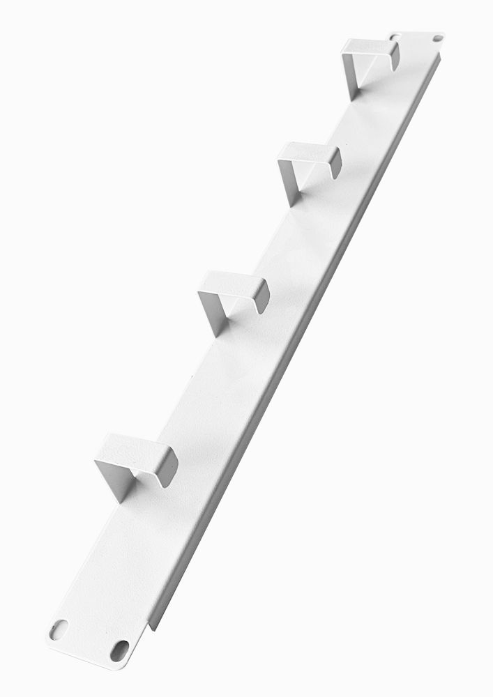 AD-TEK (Network-Cabs) 1U 4 Ring Horizontal Low Profile Cable Tidy ...