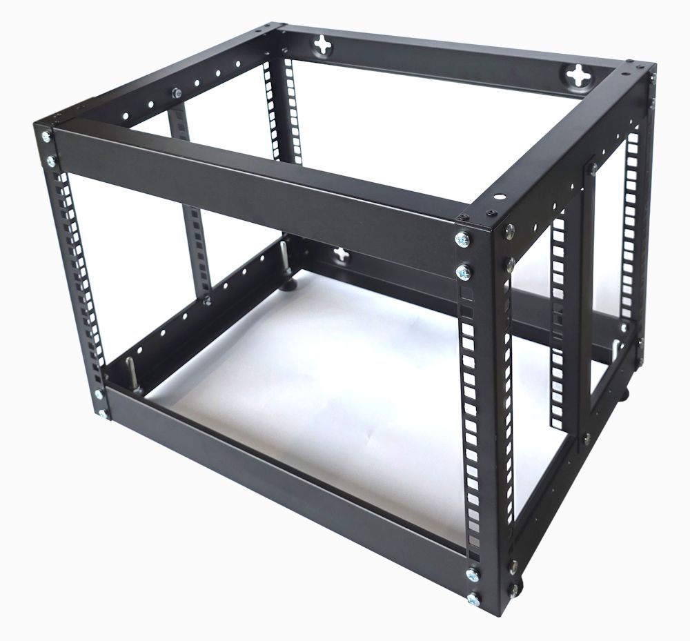 AD-TEK (Network-Cabs) 6u 4 Post Open Frame Rack - 19 inch - 400mm Deep ...