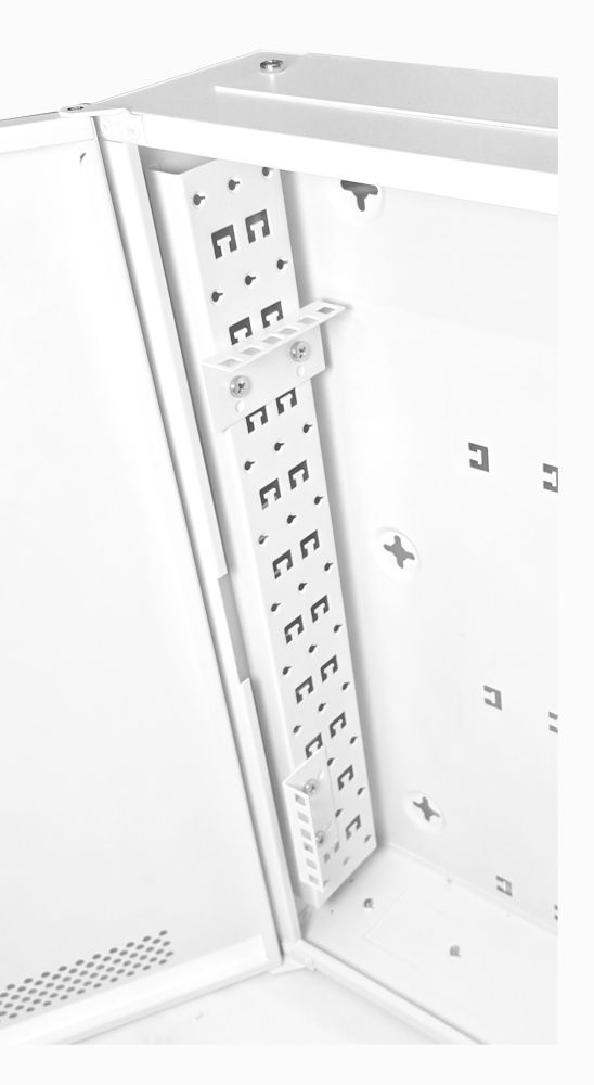 AD-TEK (Network-Cabs) 2U 19" Adjustable Low Profile Vertical Mount ...