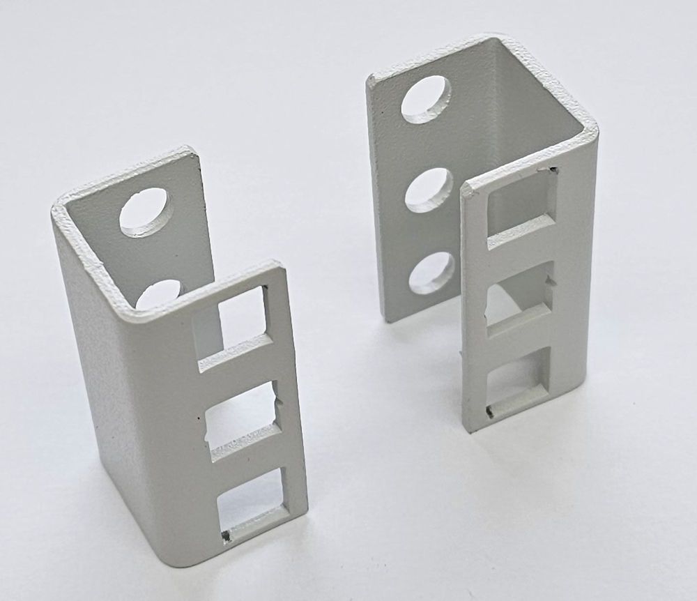 AD-TEK (Network-Cabs) 1U Recessed / Extender HD S Style Adapter Bracket ...