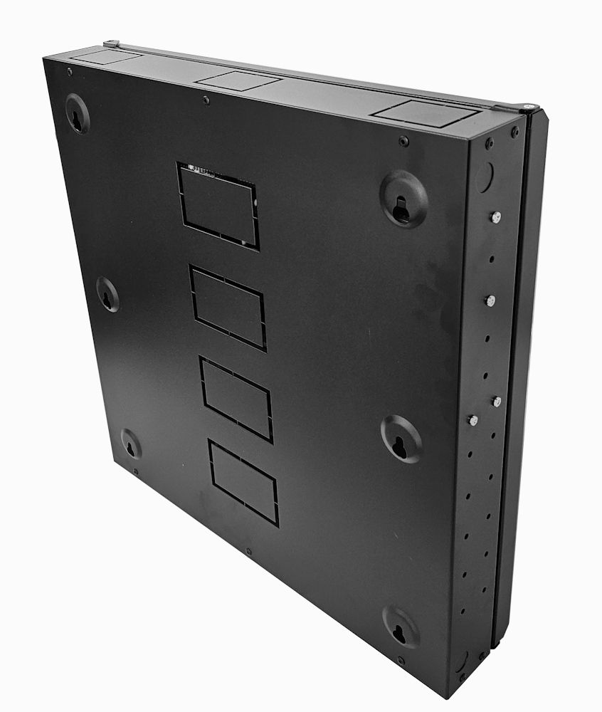 AD-TEK (Network-Cabs) 1U 19" Low Profile Vertical Mount - Wall Mount ...
