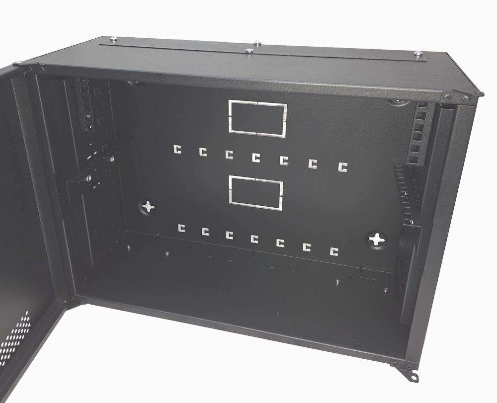 AD-TEK (Network-Cabs) 4U 19" Adjustable Low Profile Vertical Mount ...