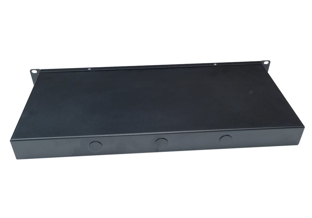 AD-TEK (Network-Cabs) 1U Rack Mount Project Box Empty Chassis Enclosure ...