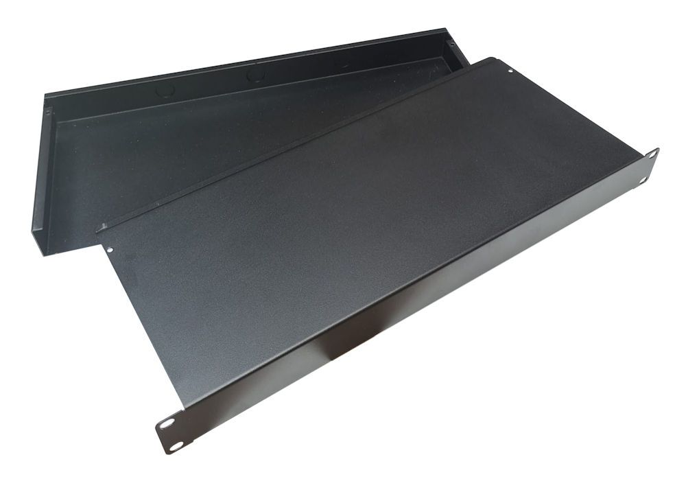 AD-TEK (Network-Cabs) 1U Rack Mount Project Box Empty Chassis Enclosure ...