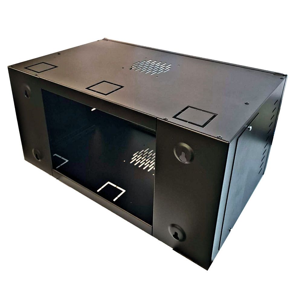 Ad Tek Products 6U 19 Data Rack / Network Cabinet Fixed Front and ...