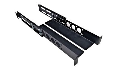 Ad Tek Products 1U 19 inch Universal Server Rack Rails Adjustable Depth ...