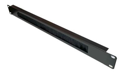 AD-TEK (Network-Cabs) 1U 19 inch Cable Tidy Brush Strip Panel Black ...